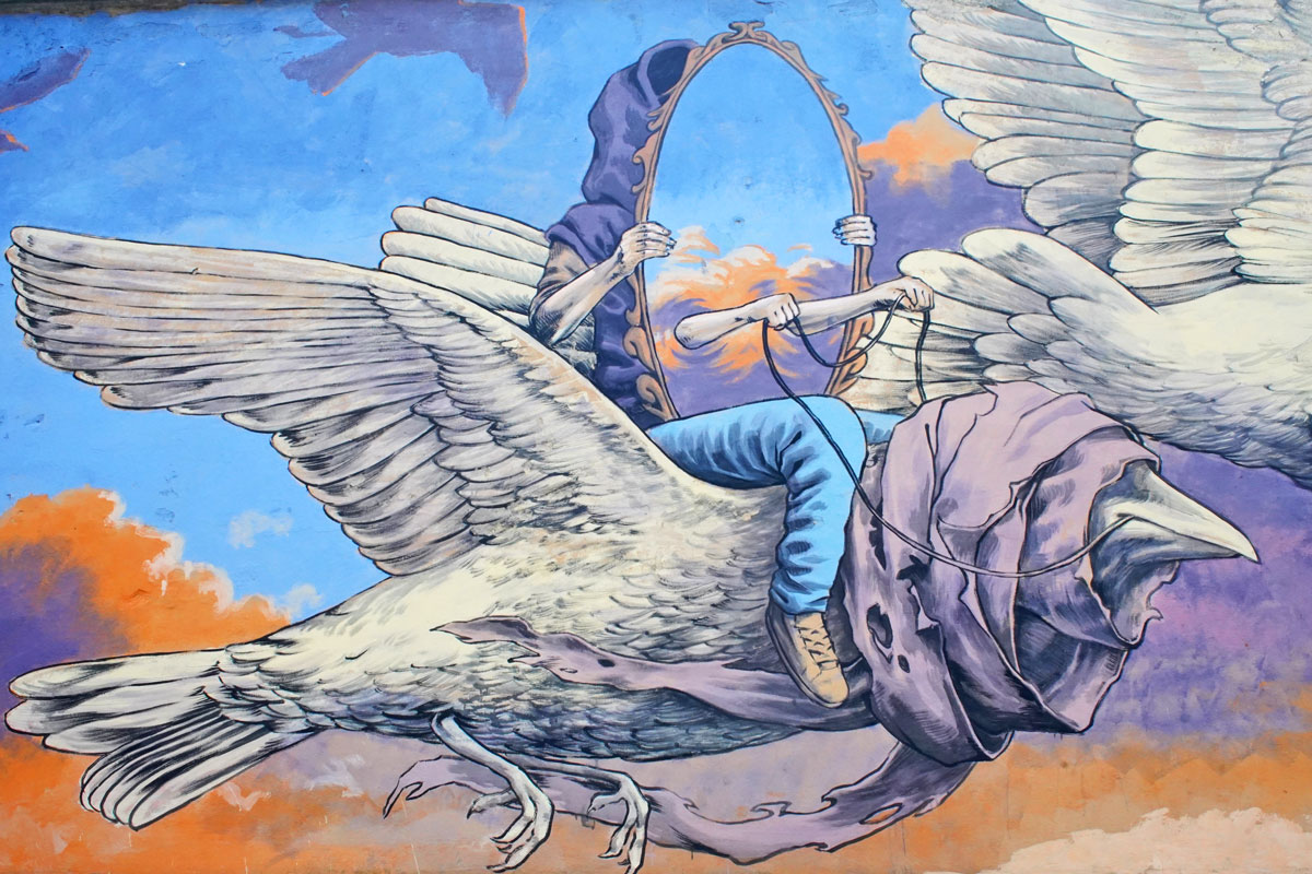 Walking around the Darsena in Ravenna: street art in the city | Emilia ...